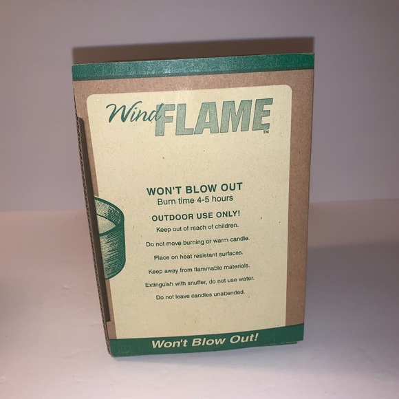 Wind Flame | Other | Wind Flame Outdoor Luminaries 3pack | Poshmark